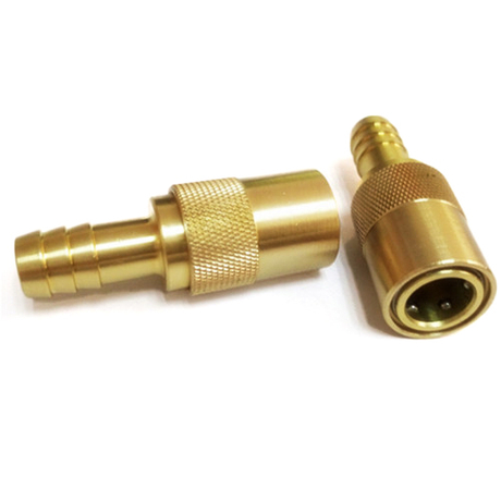 Quick coupling, brass fitting, hose nipple, quick coupler, water flow ...